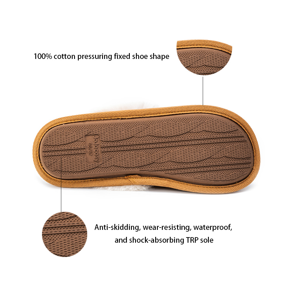 Classic Microsuede Chocolate Lady’s Cozy Fuzzy Closed-toe Relaxing ...